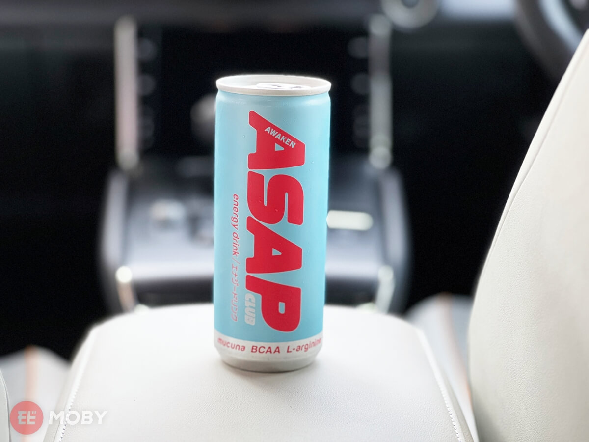 ドライブにはエナドリ！L-ドーパ配合のニューカマー『ASAP CLUB AWAKEN』の味は？ | MOBY [モビー]